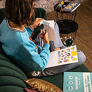 Printable Vinyl Sticker Paper Matte for Inkjet & Laser Printer 15 Sheets White, Decal Paper Tear & Scratch Resistant Quick Ink Dry, Cricut Sticker Paper for Making Labels and Crafts