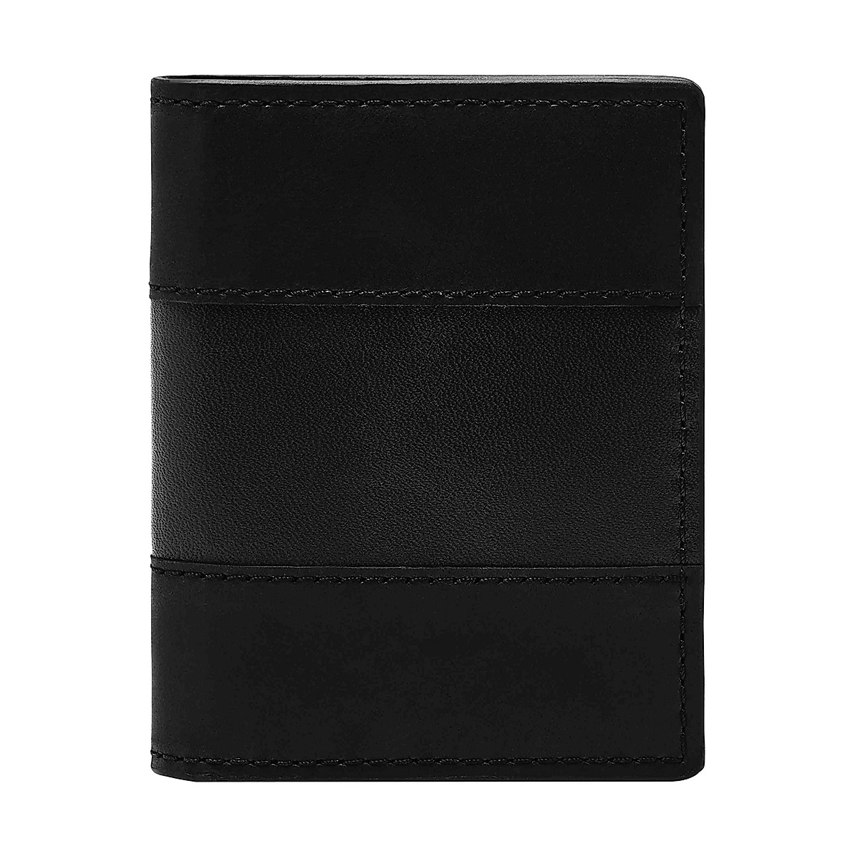 Fossil Men's Everett Leather Bifold Card Case Wallet, Black, (Model: ML4399001)