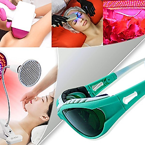 JILERWEAR IPL 200nm-2000nm Laser Protective Glasses and Beauty Cosmetology Eye Protection Intense Pulsed Light Safety Goggle for Hair Removal Treatment