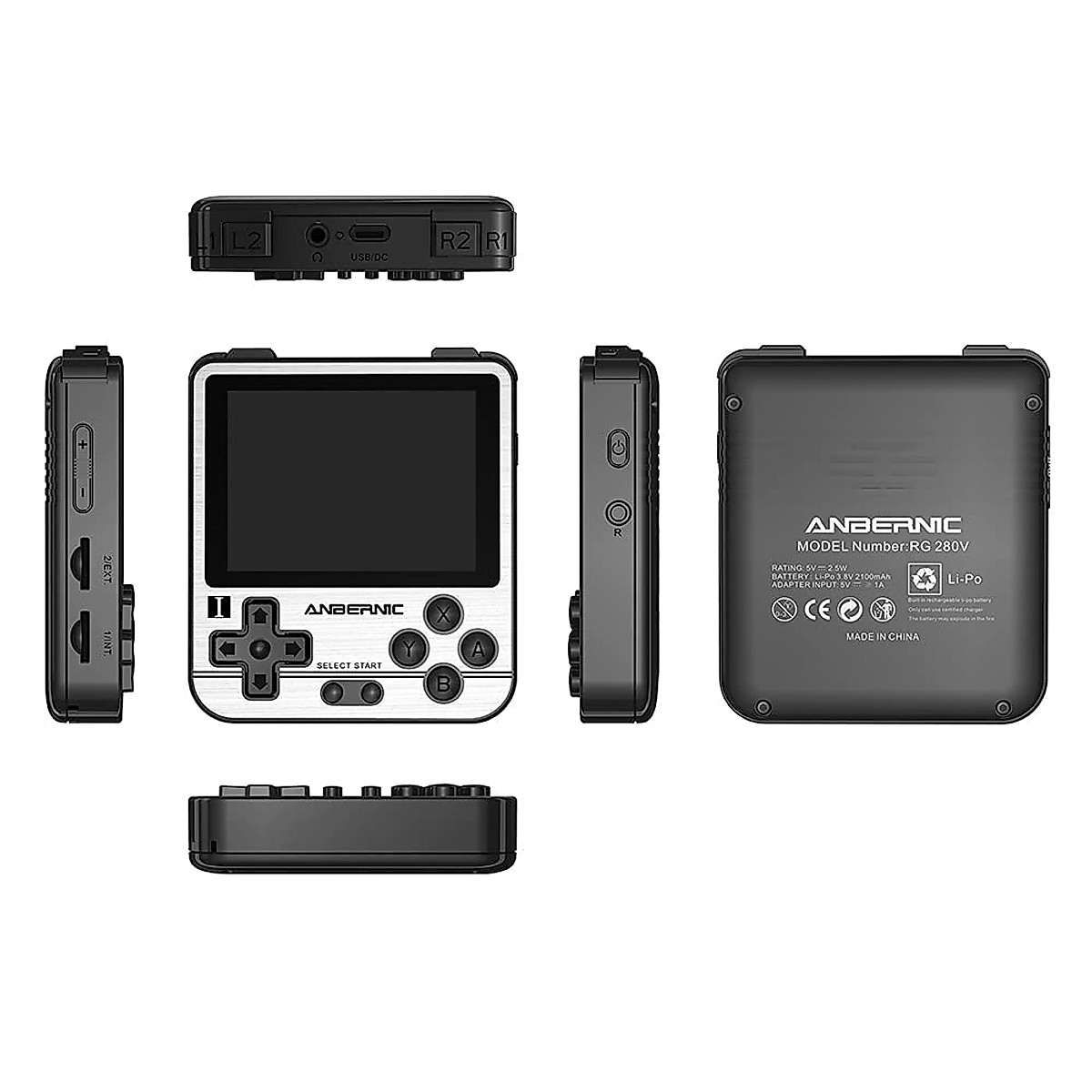 RG280V Pocket Retro Game Console Adults Handheld Mini Gaming Player