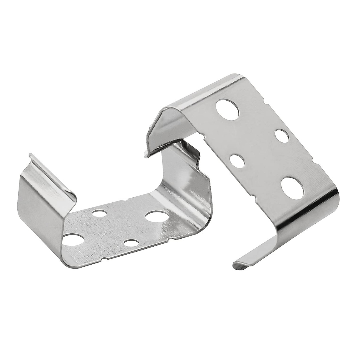 ZZLZX 6PCS Metal 9-Volt Battery Clips Battery Holder Clip AA Double Battery Holder Fixing Clip Instrument Battery Clips