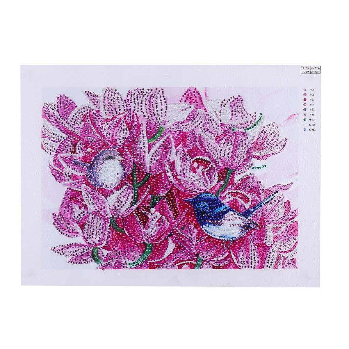 HAPPIShare Diamond Painting Kits for Adults – 5D DIY Diamond Number Kits with Full Drill – Crystal Rhinestone Diamond Embroidery Paintings Great for Home, Office, Wall Deco