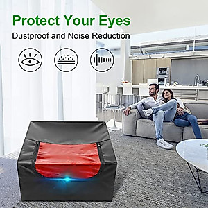 Esoilga Laser Engrave Enclosure with Vent, Fireproof Laser Engraving Machine Protective Cover with Exhaust Pipe and Exhaust Fan Compatible with xTool D1 Atomstack A5 ORTUR Aufero, Eye Protection