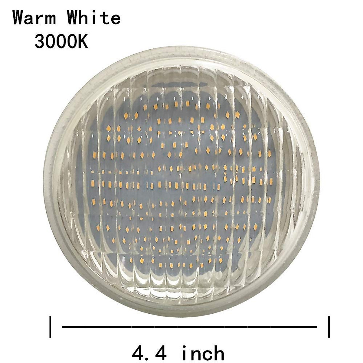 VSTAR LED PAR36 Bulb 6W 650-750lm(35W Halogen Equivalent),3000K Warm White,Water Resistant,Non-dimmable,4 Pack
