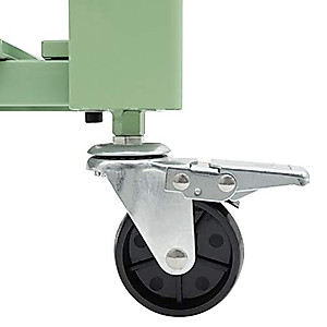 Permasteel PS-203F1-SAGE-AM 80 Quart Portable Rolling Patio Cooler, Sage