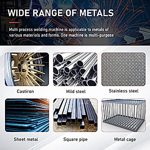 WARCKING 140A Digital Stick Welder, 110/220V Dual Voltage IGBT Inverter ARC Welding Machine, Mini Portable MMA Welder Machine with Hot Start and Anti-Stick