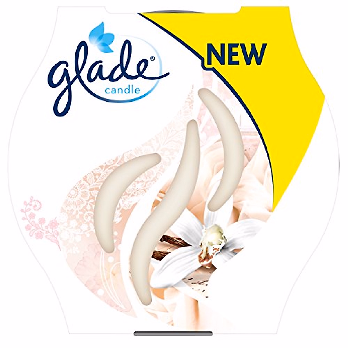 Glade Candle Jar, Air Freshener, Sheer Vanilla Embrace, 9.2 Oz