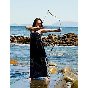 Hungarian Style Handmade Longbow Flagella Recurve Horsebow Archery 60LB