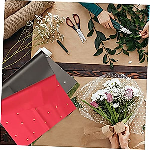 NOLITOY 60 Pcs Flower Wrapping Paper Gift Wrapping Paper Wrapping Paper for Flowers Flower Packing Paper Unique Wrapping Paper Floral Packing Paper Gift Paper Fruit Basket Wedding Opp