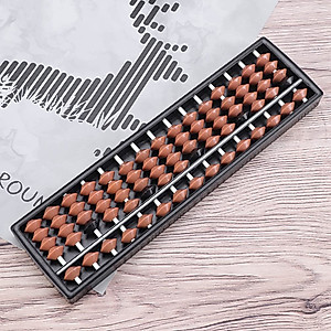 YARDWE 2pcs 15 File Abacus Japan Preschool Plastic to Stack