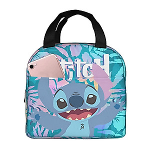 Anime Lunch Bag Large Insulated Thermal Lunch Box For Women Men Office Work Picnic Travel 1-One Size