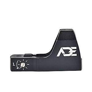 Ade Advanced Optics Shake Wake Motion Activated Valkyrie (RD3-023) Gen 2 Green Dot Sight for Optics Ready Pistol That is Compatible with Trijicon RM/SRO Footprint/Slide/Screw Pattern