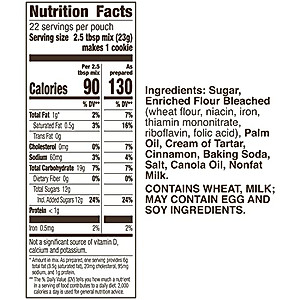 Betty Crocker Snickerdoodle Cookie Mix, 17.9 oz.