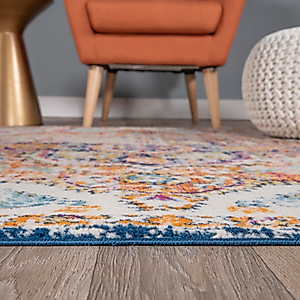 Rugshop Vintage Distressed Bohemian Runner Rug 2' x 7' Multi