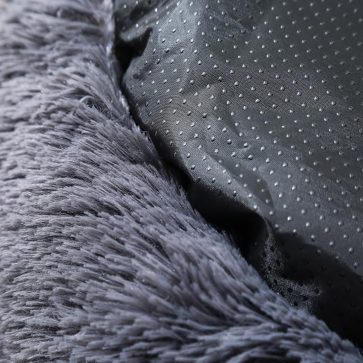 Donut Dog Bed Cat Bed Fluffy Calming Pet Bed Dog Round Bed Cat Round Bed Warm Kitten Nest Ideal for 3Kg Pet