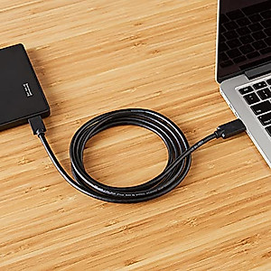 Amazon Basics Z25K USB 3.0 Cable - A-Male to Micro-B - 6 Feet (1.8 Meters), Printer