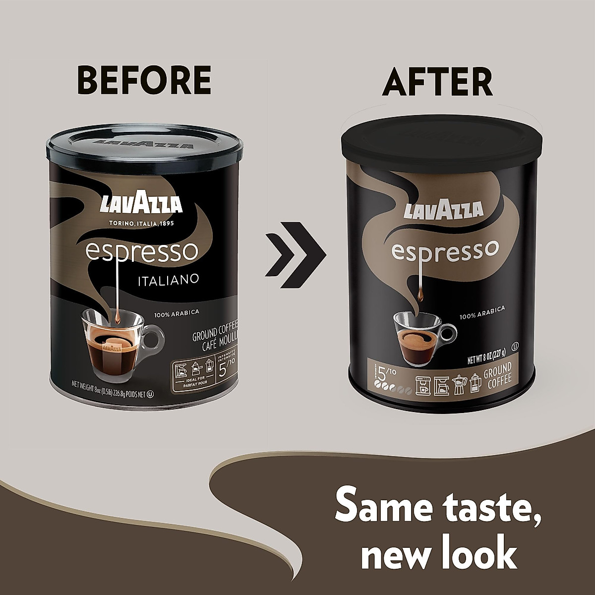 Lavazza Ground Coffee - Caffe Espresso - 8 oz - 2 pk