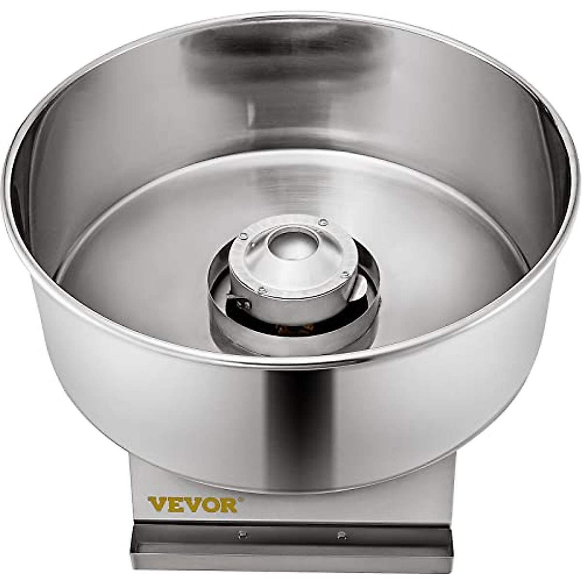 VEVOR Electric Cotton Candy Machine, 19.7-inch Cotton Candy Maker, 1050W Candy Floss Maker, Silver Commercial Cotton Candy Machine with Stainless Steel Bowl and Sugar Scoop, Perfect for Family Party