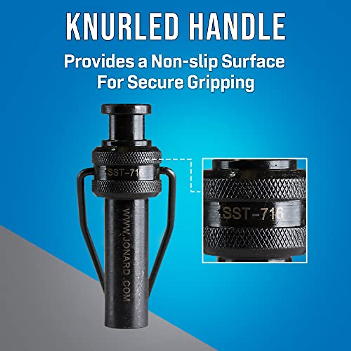 Jonard SST-716 Security Shield Tool with Black Oxide Finish, For 7/16" Hex Shielded F Connectors