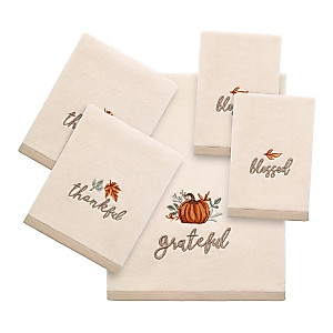 Avanti Linens - Fingertip Towel, Soft & Absorbent Cotton Towel, Set of 2 (Grateful Patch Collection)