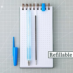 PILOT The Better Ball Point Pen Refillable Ballpoint Stick Pens, Medium Point, Blue Ink, 12-Pack (36711)