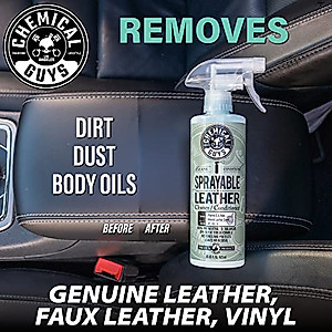 Chemical Guys Sprayable Leather Cleaner & Conditioner 16 oz Bundle (2) 16 oz. Bottles for Heated/Cooled/Vented Leather Seats