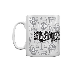 Yu-Gi-Oh! Logo Mug (One Size) (White/Gray/Black)