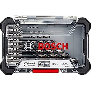 Bosch 2608577146 – Set Drill Bit Set Metal Hex: 2,3,4,5,6,7,8,10 mm