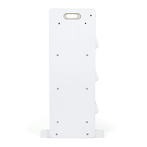 Humble Crew Toy Storage Organizer with Shelf and 9 Storage Bins, White