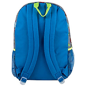 Trail maker Boys Backpack and Pencil Case Set for Kindergarten, Elementary School, 17 Inch Kids Backpack with Side Pockets (Spirited Sports Fans)