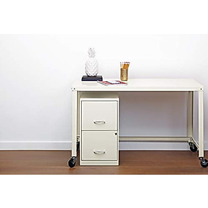 Office Dimensions 18" Deep 2 Drawer Metal File Cabinet