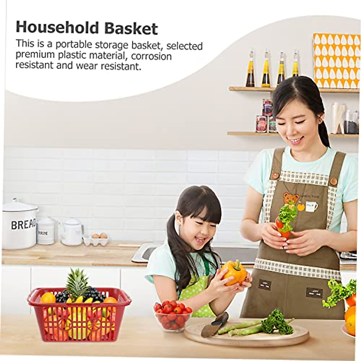 16 Pcs Fruit Picking Basket Plastic Storage Basket Snack Baskets for Candy Containers Portable Organizer Bins for Bathroom Grocery Crate Mini Containers Fig Baskets Pack