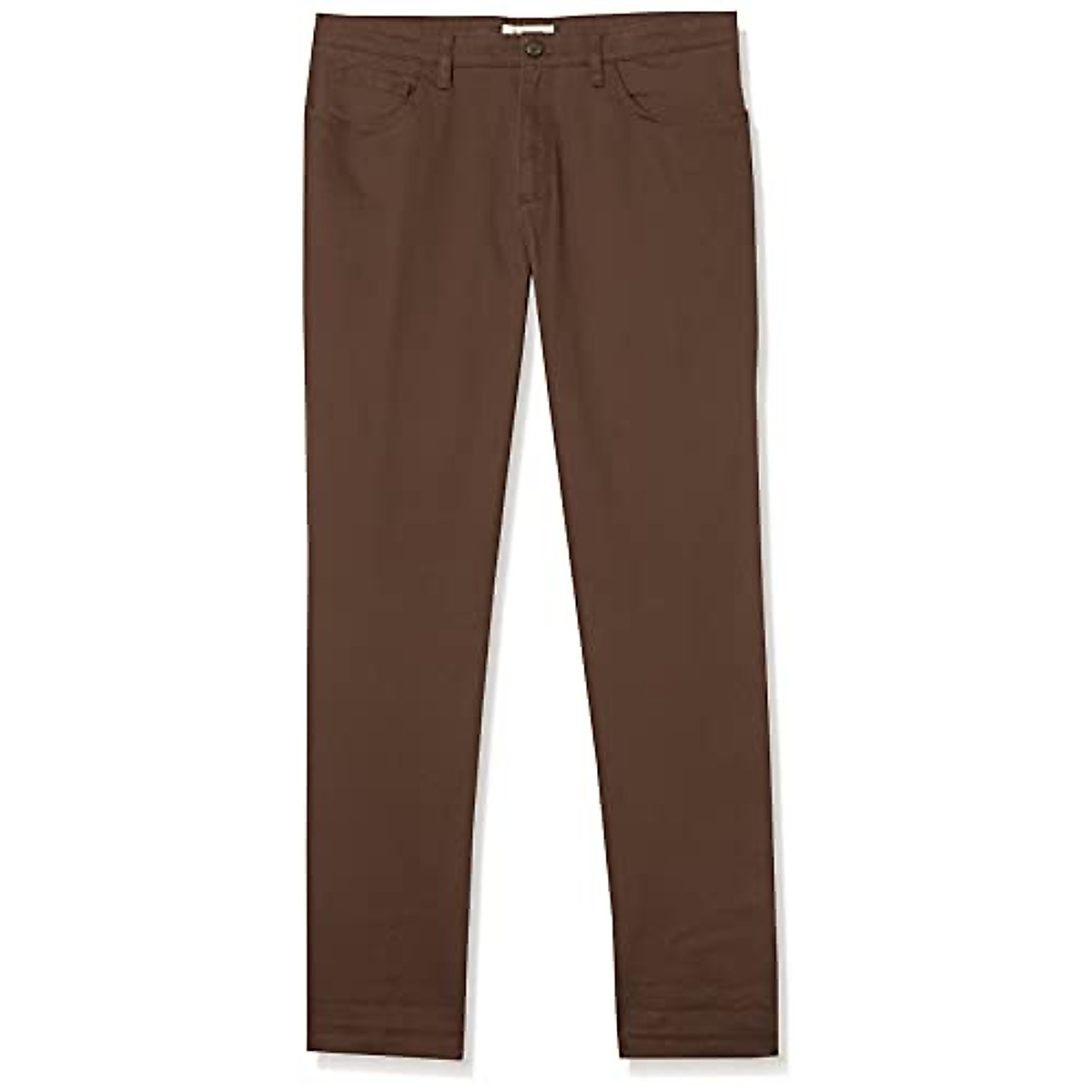Amazon Essentials Men's Chinos, Athletic Fit, Work Pants, 5-Pocket, Comfort Stretch, Brown, 33W x 30L