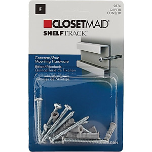 ClosetMaid 2876 Wall Anchors and Screws for Studs and Concrete, 10 Pack