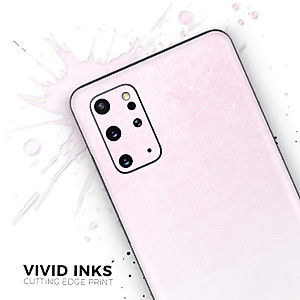 DesignSkinz Hot Pink Fade to White Protective Vinyl Decal Wrap Skin Cover Compatible with The Samsung Galaxy S20 (Screen Trim & Back Glass Skin)