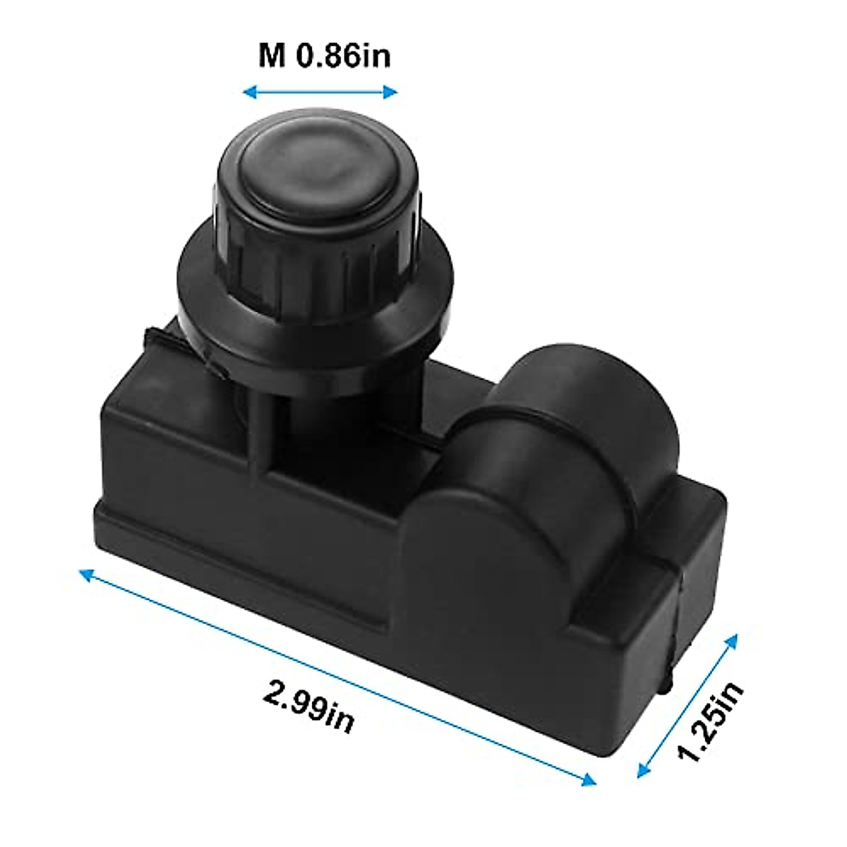 Hicello Push Button Control Switch Ignition, Automatic Ignition System, Control AA Battery Type Ignitor with Electrode Spark 11PCS