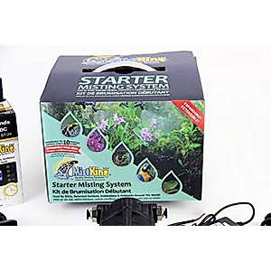 MistKing – Starter Misting System, 5th Gen | Used by Zoos, Botanical Gardens, Institutions & Hobbyists | Expandable to 10 Nozzles | Extremely Fine Mist | 50 Micron Droplets | MKSMS5-125-50