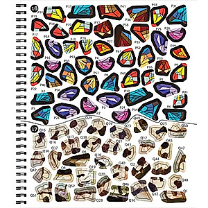 Brain Games - Sticker by Number: Butterflies (28 Images to Sticker)