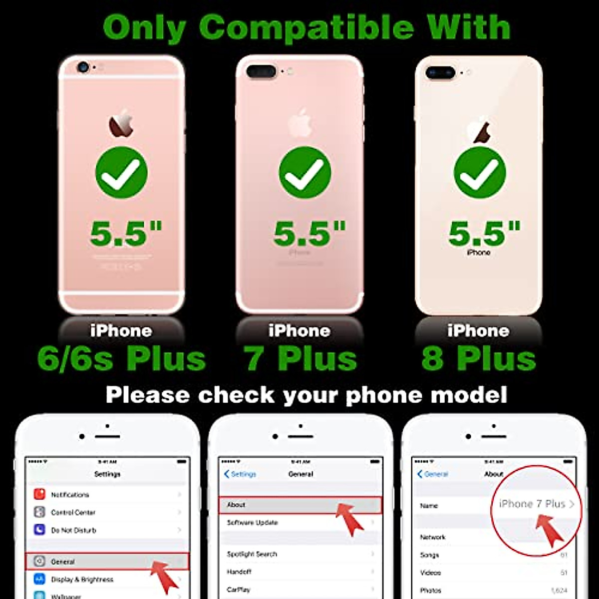 Jowhep Case for iPhone 6 Plus/6S Plus/7 Plus/8 Plus Silicone Carton Design Cute Cover Fashion Funny Kawaii Skin Protective Accessories Shell Shockproof Scratch Resistant Cases Girls Quicksand