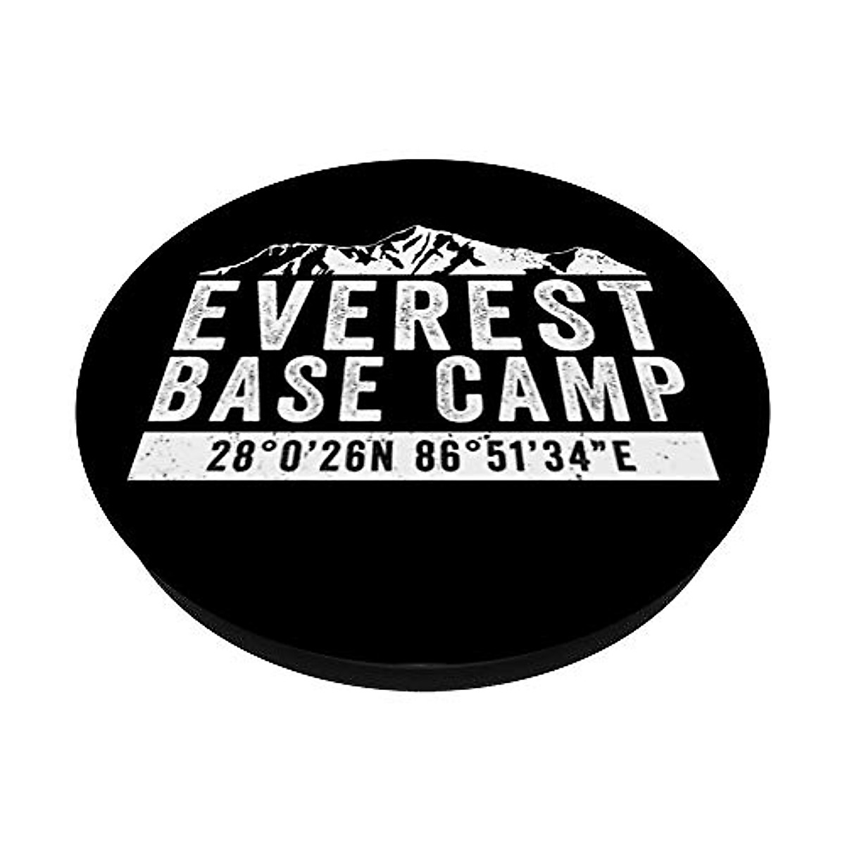 Everest Base Camp Coordinates Mt Everest Mountain Climbers PopSockets Swappable PopGrip