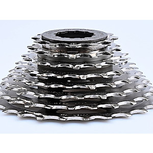 FOMAS Road Bike Cassette,8 Speed Bike Cassette,CS-HG50 Bike Sprocket,Bike Cassette for Road Bike,Gravel Bike,Hybrid Bike,City Bike,etc.12-13-15-17-19-21-23-25T