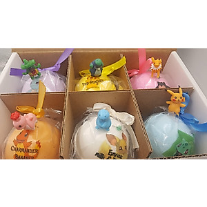 Bath Bomb Toys Inside Bath Bombs, Huge Balls (5 oz) Safe, Great for Bubble Baths, Perfect for Little Girls and Boys (6 Count) Pack of 1