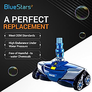 Pool Cleaner W70329 Finned Disc & W69698 Diaphragm & W70327 Foot Pad Kit Replacement Part by Blue Stars - Exact Fit for Zodiac Baracuda G2,G3 or G4, Ranger 1500 Models, etc.