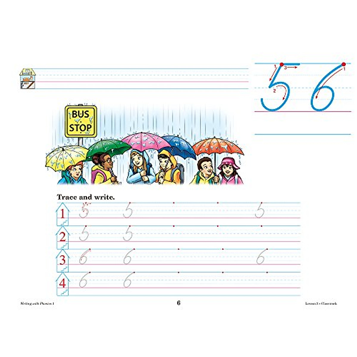 Writing with Phonics 1 - Abeka 1st Grade 1 Cursive Penmanship Student Work Book