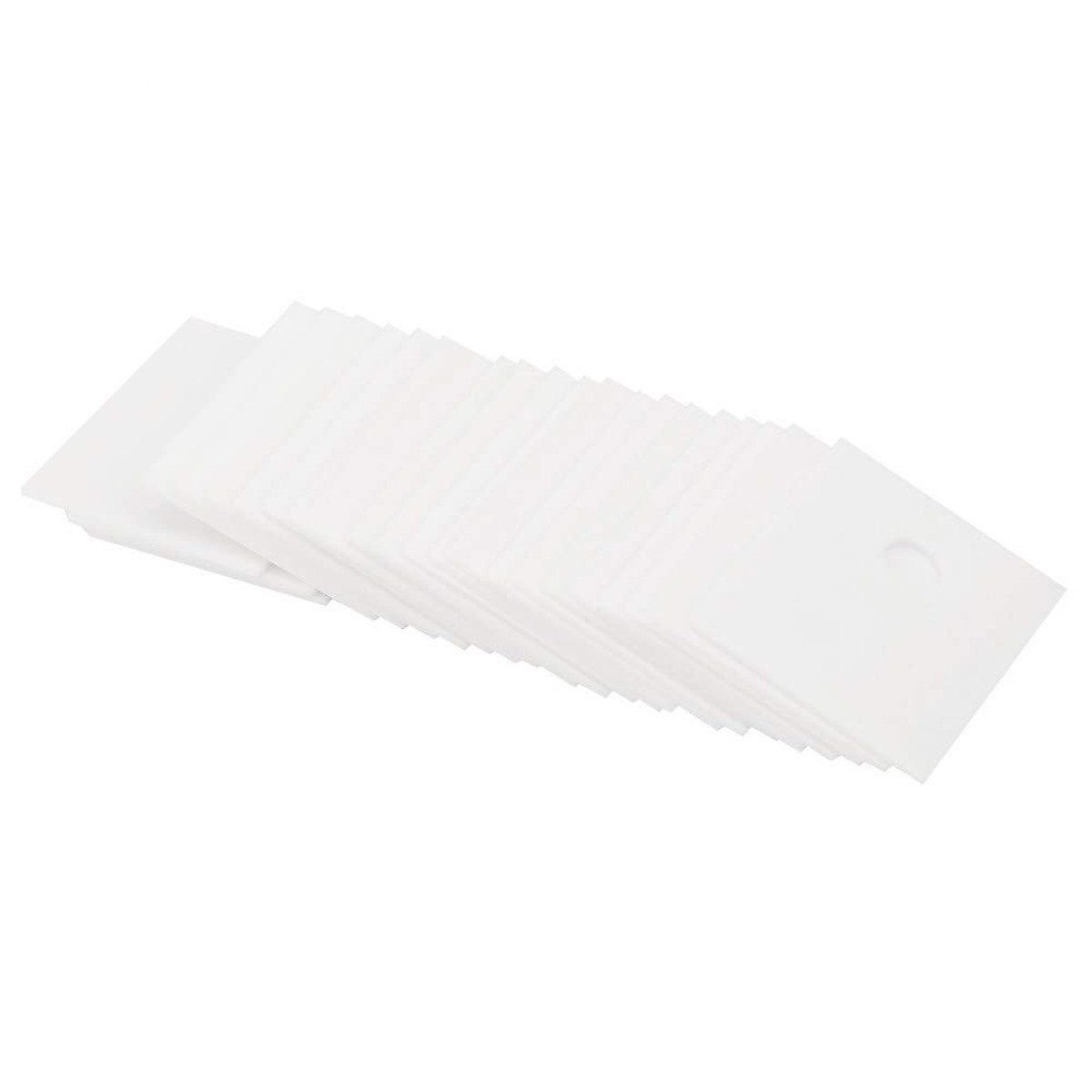 100 Pcs TO-247 17 x 22 x 1mm Alumina Ceramic Insulating Sheet High Hardness Excellent Wear Resistance MOS Transistor IGBT Cooling Pad with 3.7mm Hole