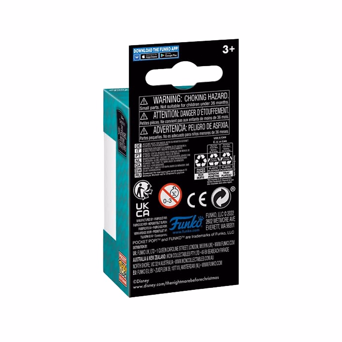 Funko Pocket POP! The Nightmare Before Christmas - Gingerbread Jack Skellington Keychain