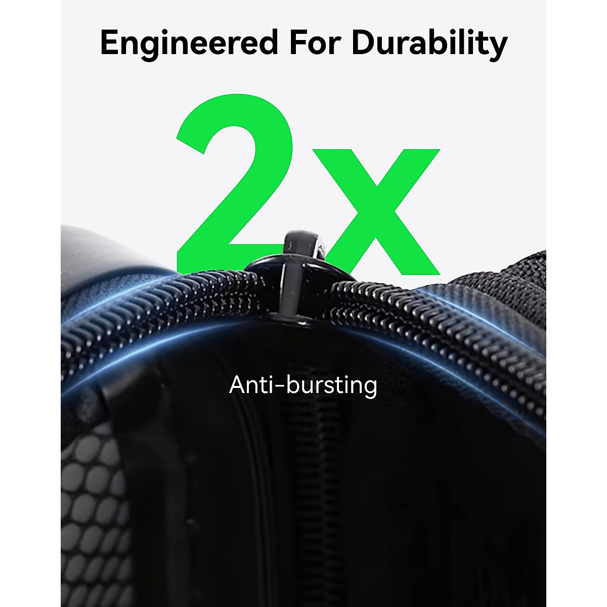 LUGGEX Carry on Luggage, Lightweight Suitcase 2 Piece with Spinner Wheels (White, 14/20)