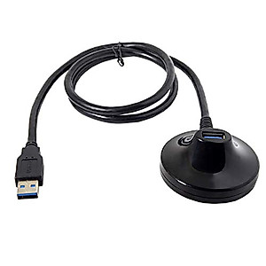 Xiwai USB 3.0 Type-A Male to Female Extension Dock Station Docking Cable 0.8m