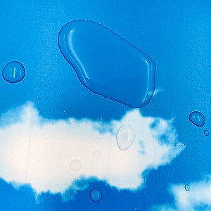 Yifely Blue Sky White Clound Shelf Liner Paper Self Adhesive Vinyl Wallpaper for Bedroom Living Room 17x118 Inch