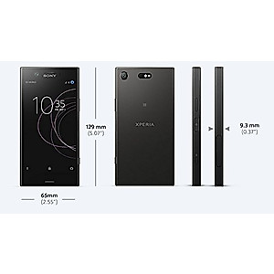 Sony Xperia XZ1 Compact - Factory Unlocked Phone - 4.6" Screen - 32GB - Black (U.S. Warranty)